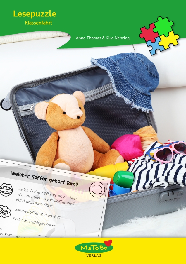 MaToBe Verlag GmbH - Anne Thomas & Kira Nehring: Lesepuzzle "Klassenfahrt"